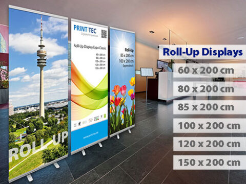 Rollup Banner Express drucken | Digitaldruck Messe Düsseldorf