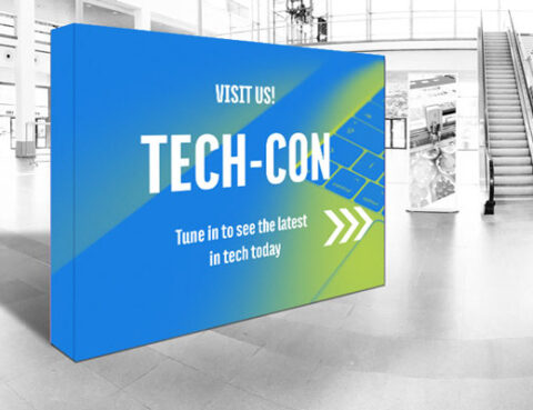 Pop Up Banner Trade Show Backdrop Expo Wall | Munich Printing